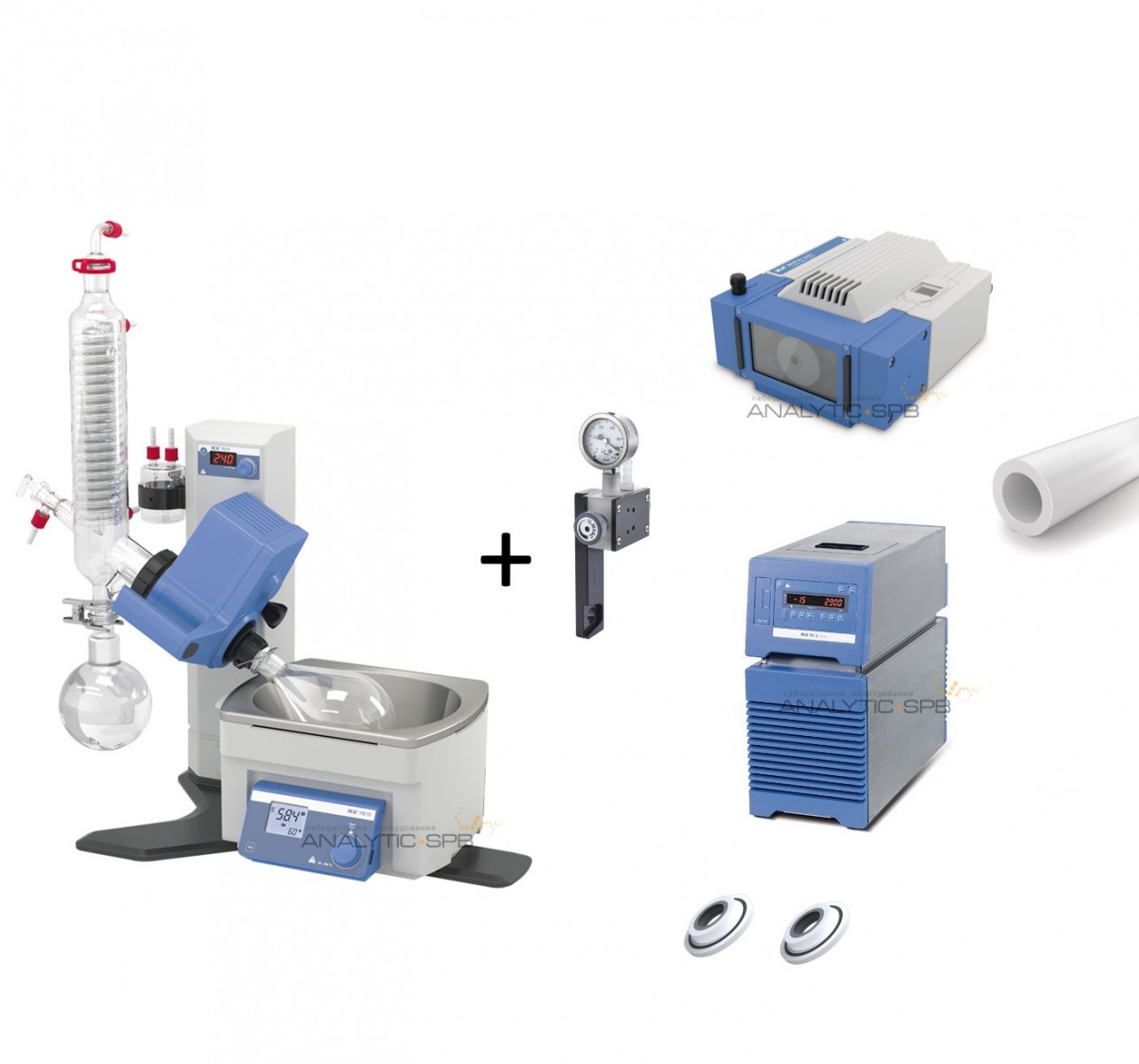 Ротационный испаритель IKA RV8 complete solution